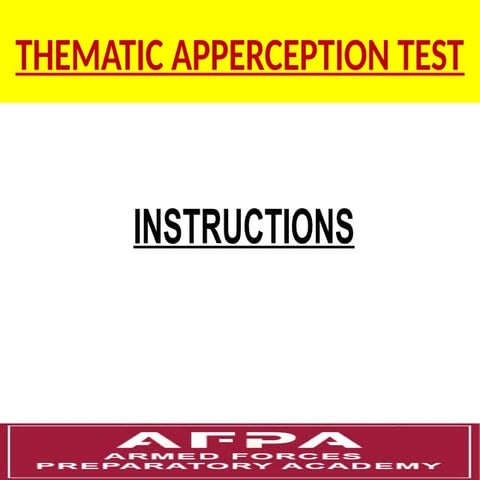 TAT - 6 F.pptxssb nda interview tat practice | PPTX