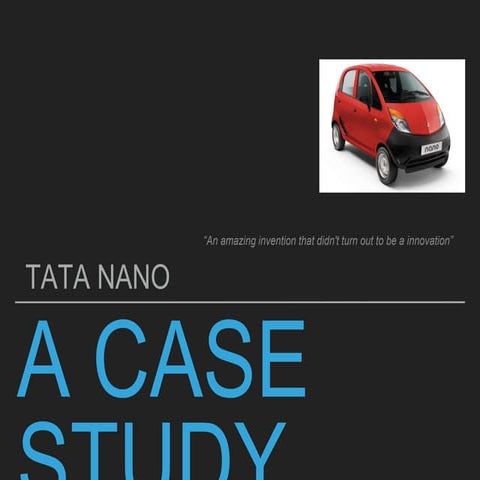 TATA NANO CAR: COMMUNICATION ANALYSIS IN MAREKETING | PDF