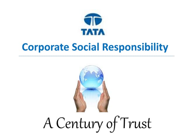 Tata steel-CSR | PPT