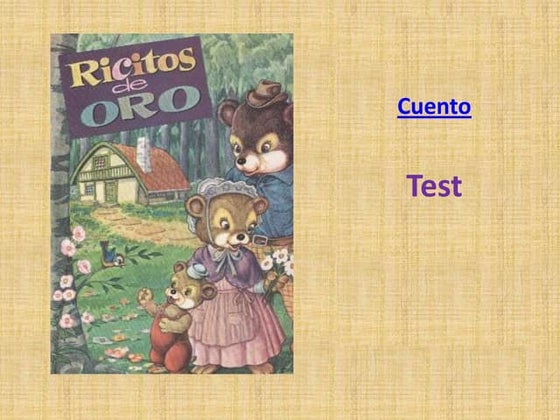 Lec 15 ricitos de oro y los tres osos | PPT
