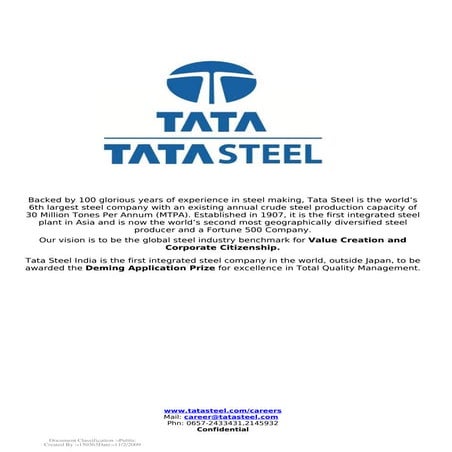 Tata application blank v7 1 | PDF
