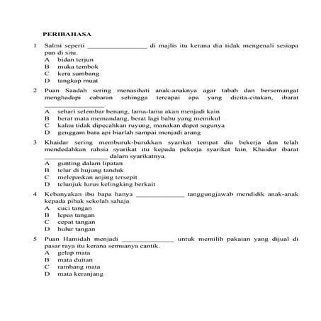 Tatabahasa - Koleksi Soalan Peribahasa .doc