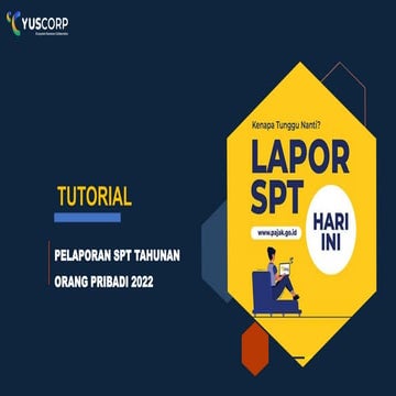 Tata Cara Pelaporan SPT Tahunan OP .pptx
