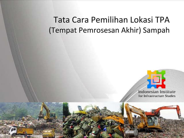 Pedoman perencanaan tpa ( metode sanitary landfill) | PDF