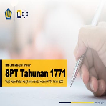 Tata Cara Pengisian SPT Tahunan Formulir Badan UMKM 1771.pptx