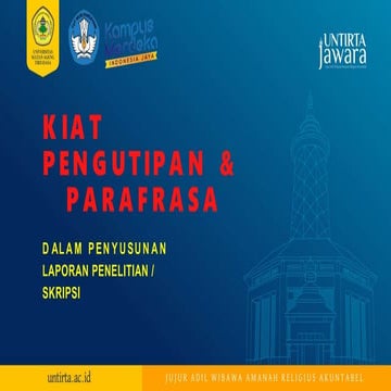 Tata Cara Pengutipan dan Parafrasa.pptx