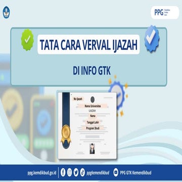 Tata cara upload verval ijazah 2024 terb | PDF
