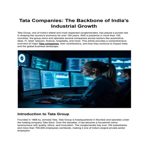 Tata Companies_ The Backbone of India’s Industrial Growth.pdf