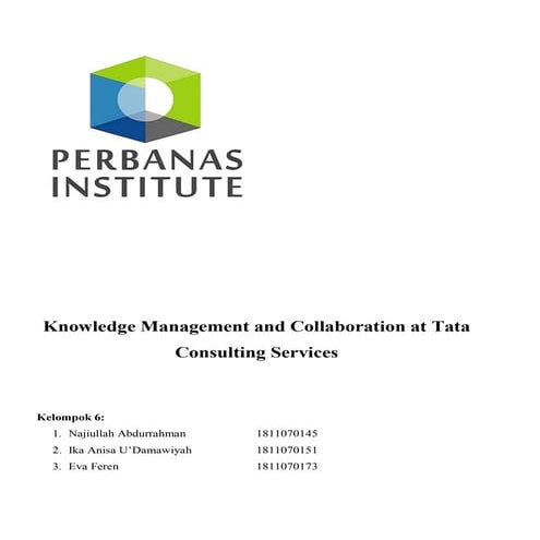 Tata Consulting Services | PDF
