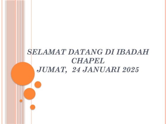 SLIDE IBADAH MINGGU JEMAAT BCCM PEKAN K.M | PPTX