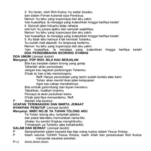 liturgi / tata ibadah ibadah gemim minggu ke 3 | PPTX