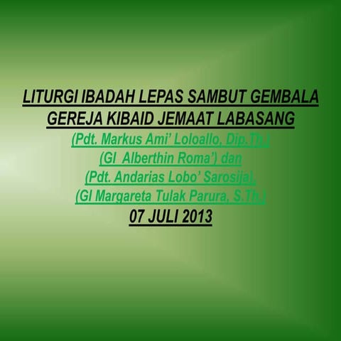 Tutorial easy worship | DOCX