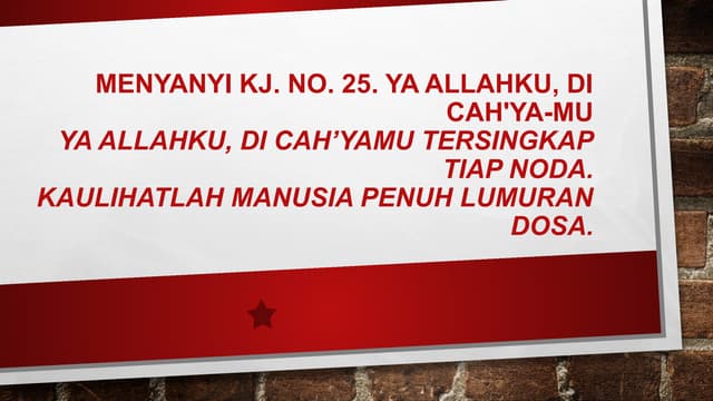 SLIDE IBADAH MINGGU JEMAAT BCCM PEKAN K.M | PPTX