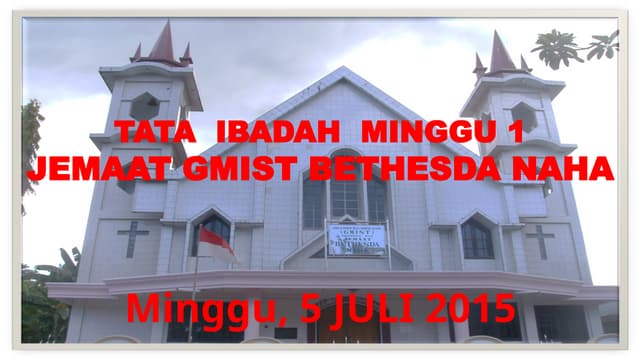 SLIDE IBADAH MINGGU JEMAAT BCCM PEKAN K.M | PPTX