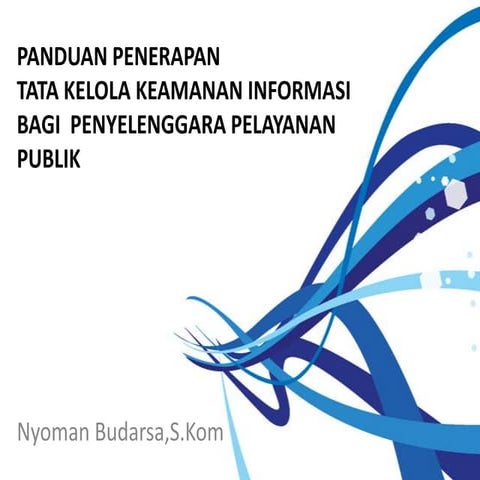 Ta ta kelola keamanan informasi | PPTX