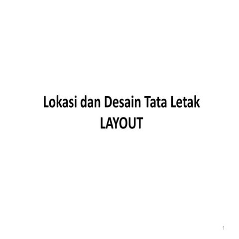 Tata letak | PDF