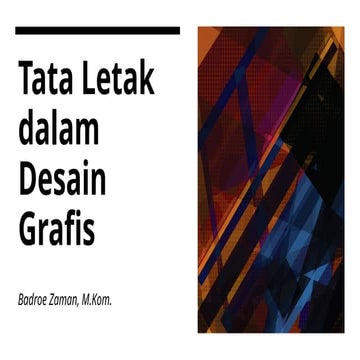 Tata Letak (Layout) dalam Desain Grafis | PPTX
