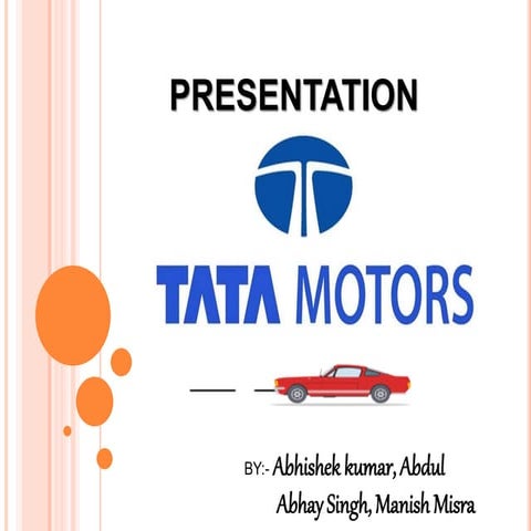 Tata motors | PPTX