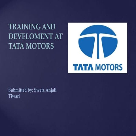 HR Policy and HR Practices of Tata Motors | PPTX