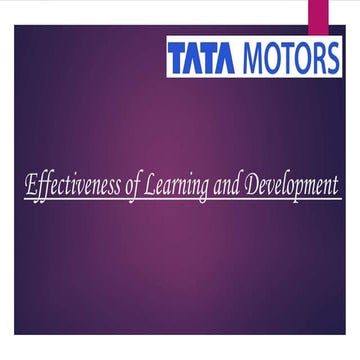 Tata motors presentation | PPTX