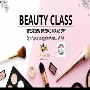 tata rias bridal international untuk jurusan tata rias | PPTX