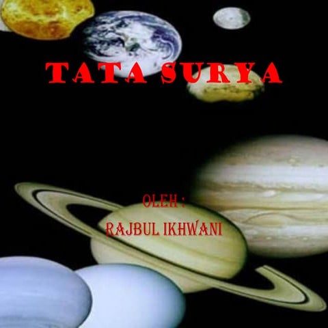 MATERI TENTANG TATA SURYA DALAM BENTUK ppt | PPT