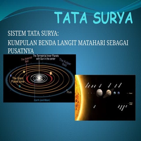 MATERI MENGENAL TATA SURYA DAN PENYUSUNNYA | PPTX