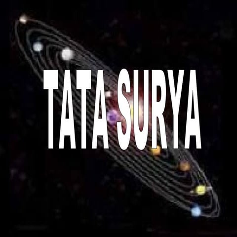 Tata surya | PPTX
