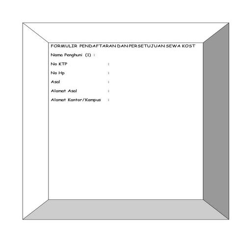 Tata tertib kos | DOCX