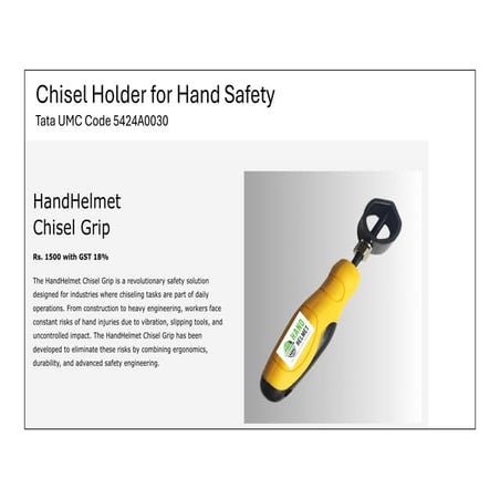 Tata Steel UMC 5424A0030 for Chisel Holder for Hand Safety.pdf
