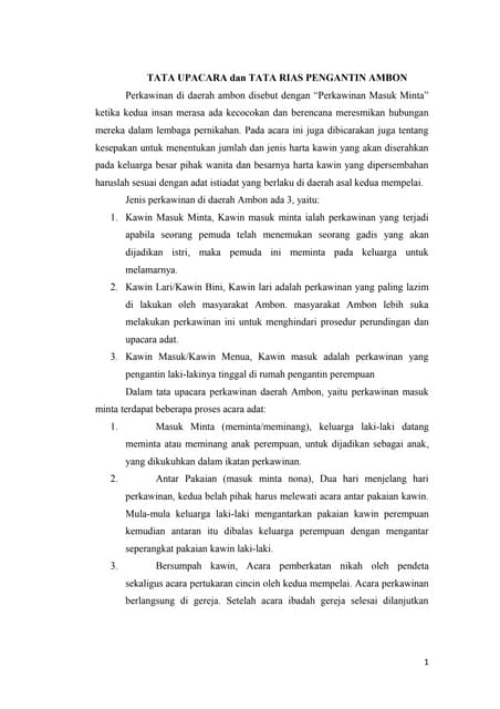 Sanggul tradisional | PDF