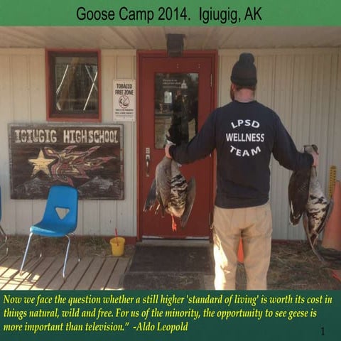 Tate final goose camp | PPT