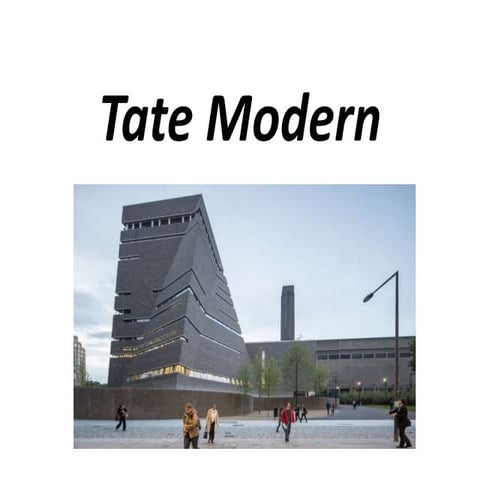 Tate modern muzeum | PPT