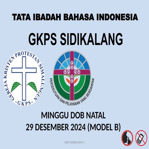 TATIB 29 DES 2024 MODEL dob natal minggu | PPTX