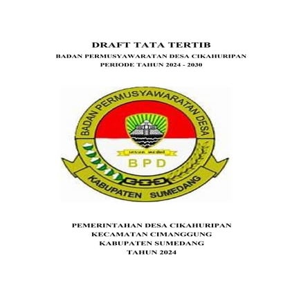 TATIB BPD.docx tata tertib desa buat rapat | DOCX