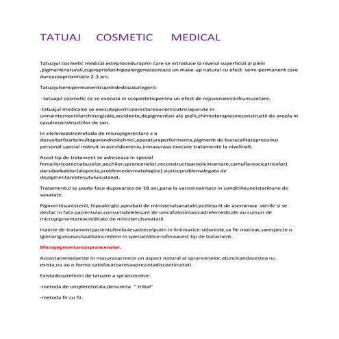 Reconstructia de mamelon si areola mamara