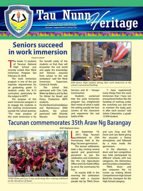 BRIGADA ESKWELA 2018 - Closing Program | DOCX