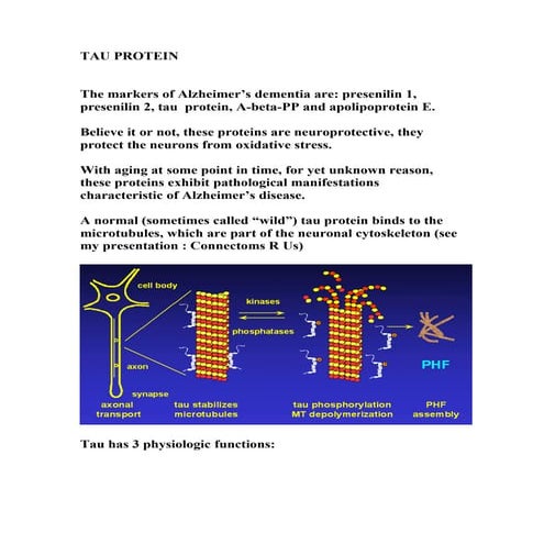Tau protein | DOC