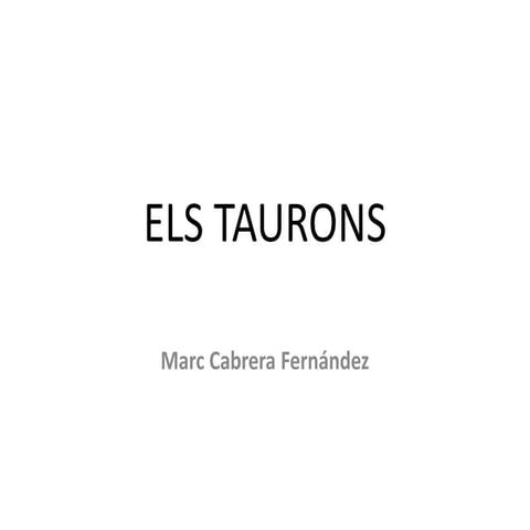 Taurons | PPT