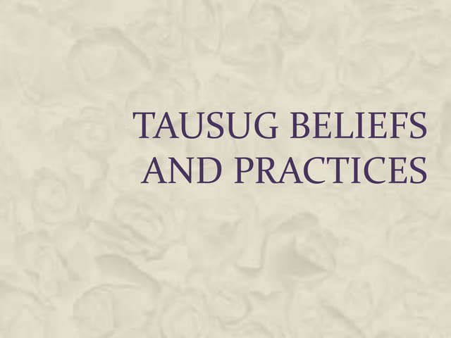 TAUSUG FAMOUS DISH AND DELICACIES | PPTX