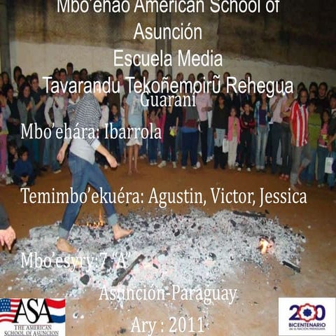Tavarandu tekoñemoiru rehegua 05 | PPTX
