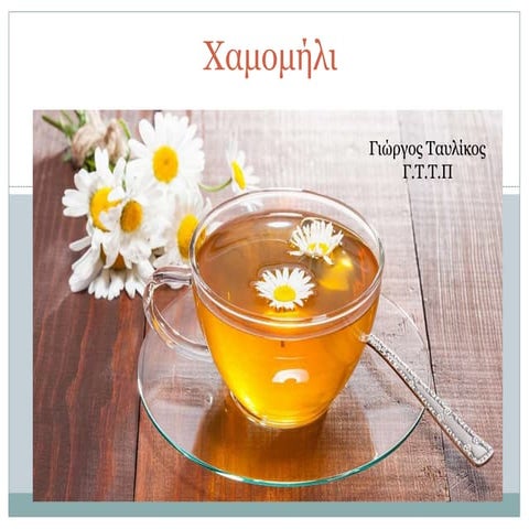 Χαμομήλι | PPTX