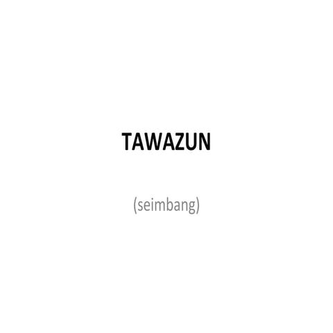 Tawazun | PPT
