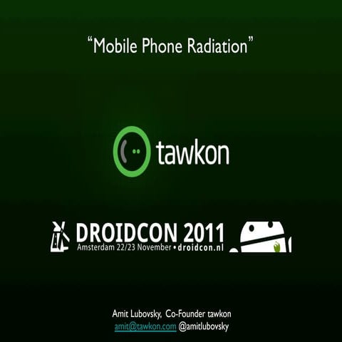 Tawkon droidcon nl - nov-2011 | PPT