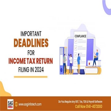 A Comprehensive Guide from January to December for Income Tax Deadlines 2024 | PDF | Personal ...