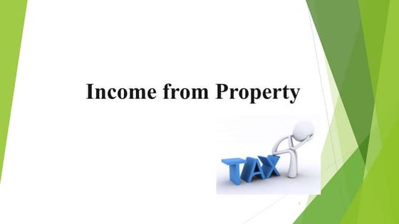 Income under the head house property | PPTX | Houses | Real Estate