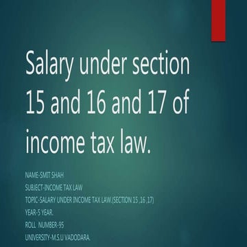 Taxation | PPTX