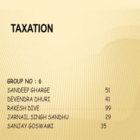 Power point presentation on Income tax Return | PPTX