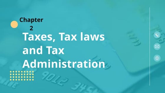 chapter 13 taxation in the Philippine setting | PPTX