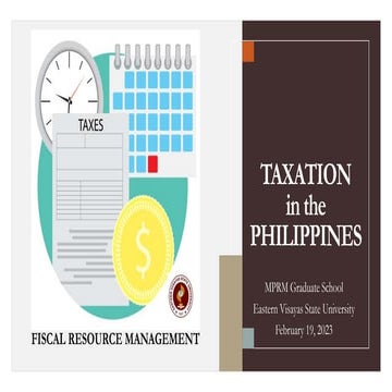 Taxation in the Philippines.pptx